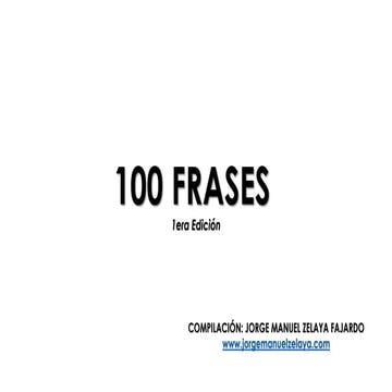 100 frases (1era edicion) | PDF