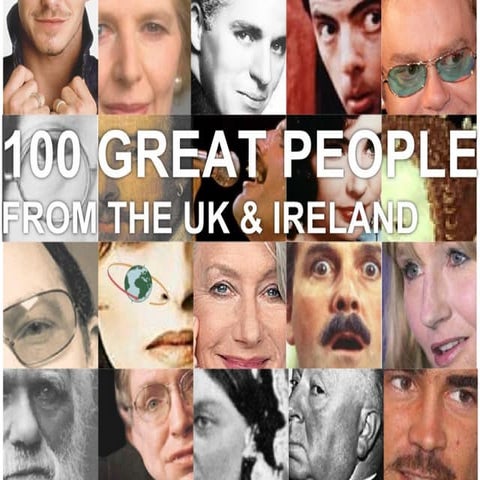 100 Great People from the UK and Ireland | PPT
