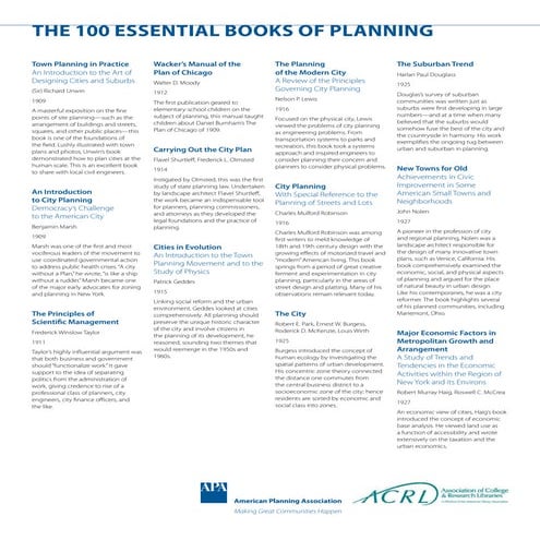 100greatplanningbooks | PDF