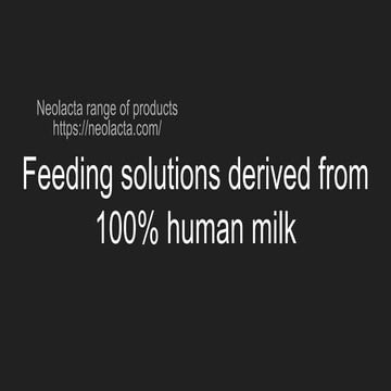 100% human milk diet | PPT