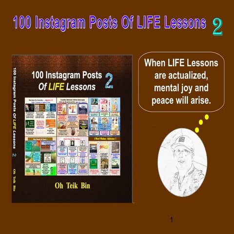100 Instagram Posts of LIFE lessons 2 ...Introduction | PPT