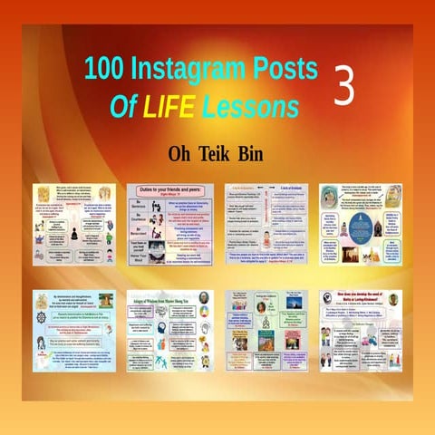 100 Instagram Posts of LIFE Lessons 3 - A Free pdf Book | PDF