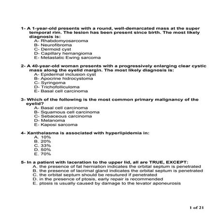 100 Multiple Choice Questions (MCQS) for trainees 2009.doc