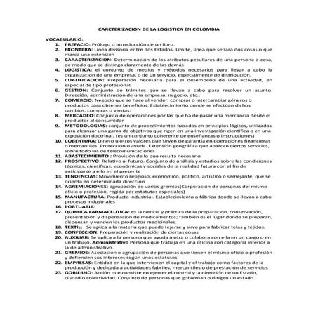 Diccionario 100 palabras | DOCX