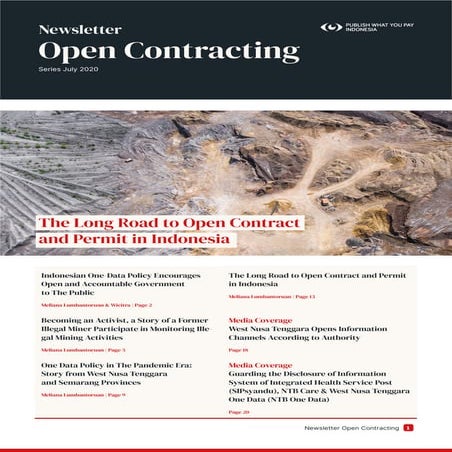 Newsletter - Open Contracting - July 2020 | PDF
