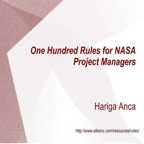 100rules | ODP | Science