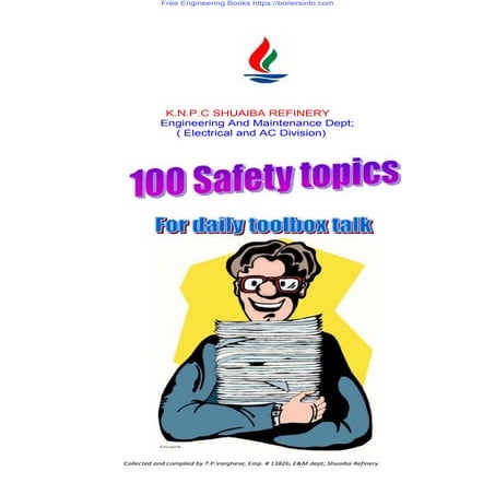 100 safety topics book | PDF