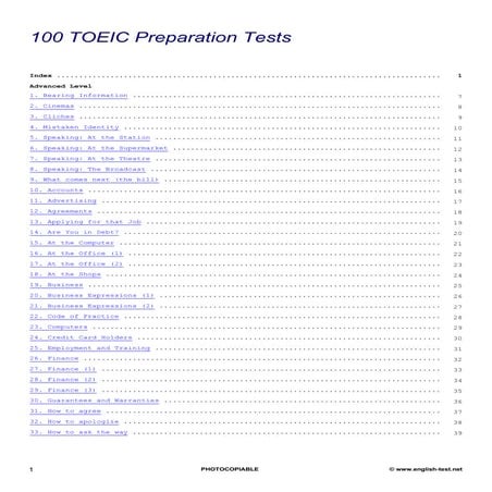 100toeicpreparationtests | PDF