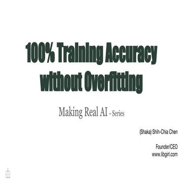 100% training accuracy without overfitting | PDF