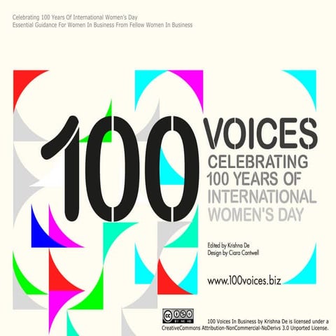 Celebrating 100 Years of International Women's Day with the 100 Voices ...