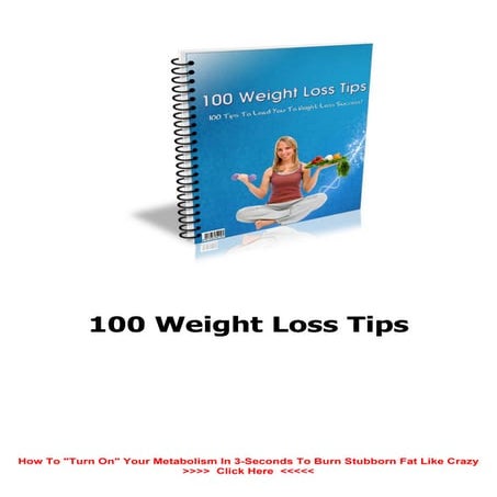 100 weight loss tips 1 | PDF | Endocrine and Metabolic Diseases ...