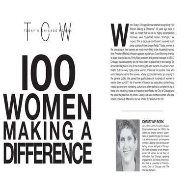 100 Women Making A Difference | PDF