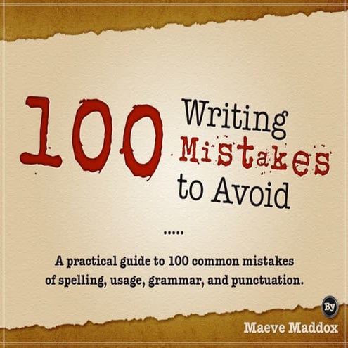 100 writing mistakes | PPT