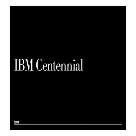 100 Years to IBM | PDF