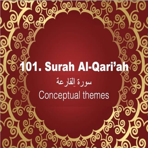 101. Surah Al-Qari'ah | PPTX