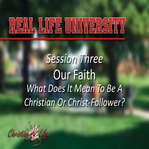 Class 101 - Session 3 | PDF | Christianity | Religion & Spirituality