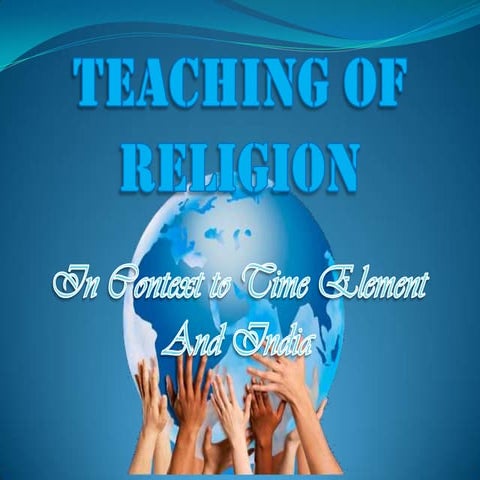 teaching of religion | PPTX