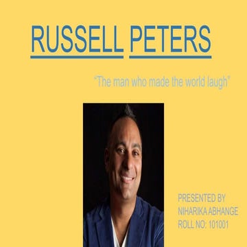 Russell Peters | PPTX