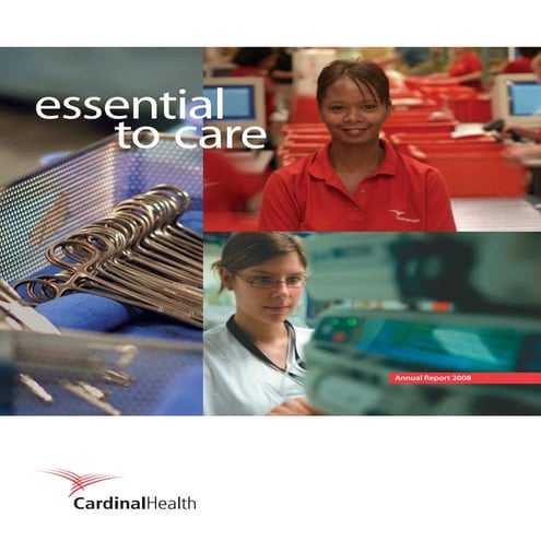 cardinal health 2008 Annual Report | PDF