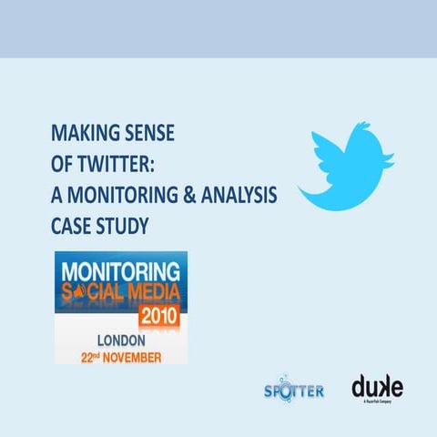 Making sense of Twitter - MSM 2010 London | PPT