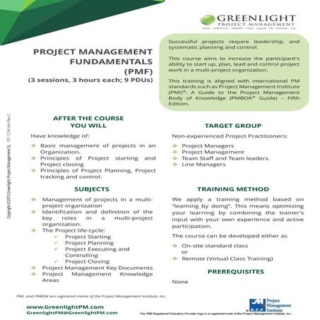 Project Management Fundamentals | PDF