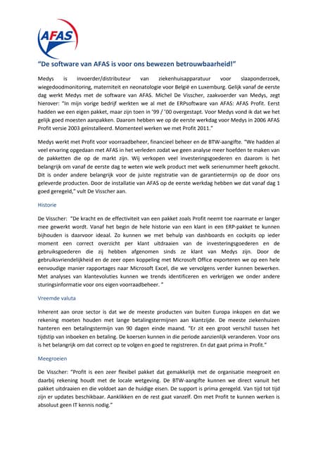 ReflexSystems Referenties | PPT