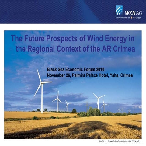 Crimea Wind Energy (Suessenbach) | PPS