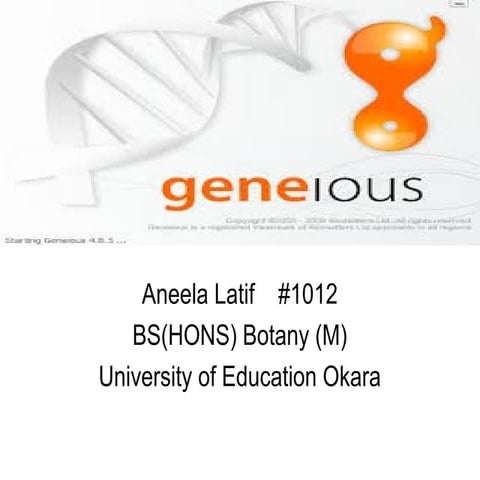Geneious | PPT