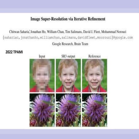 Image Super Resolution Via Iterative Refinement Pptx