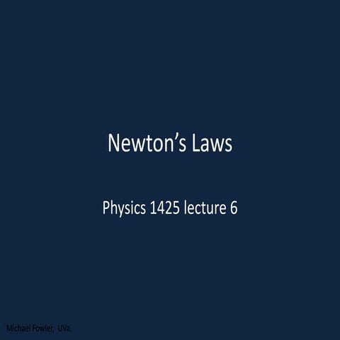 Newton's law | PPT