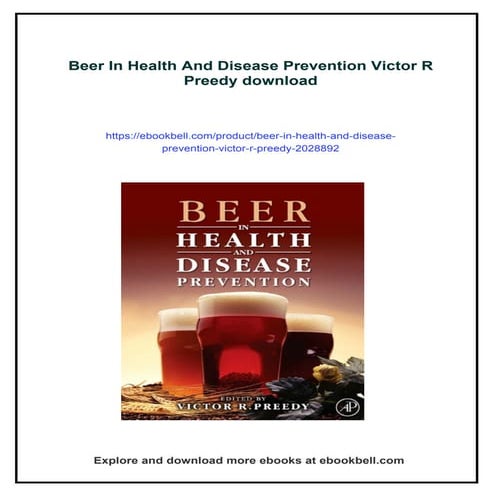 Beer In Health And Disease Prevention Victor R Preedy | PDF