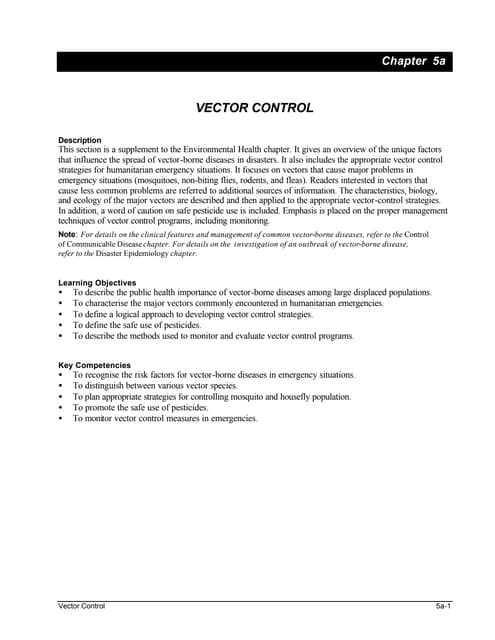 Vector control | PDF