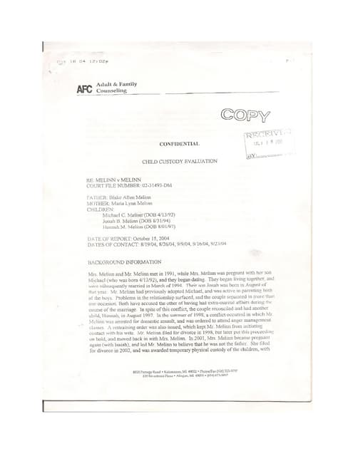 First DHHS Report | PDF