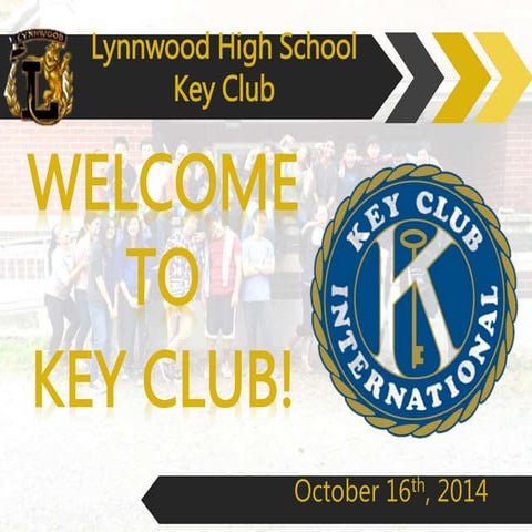 October 16th, 2014 - LHS Key Club Meeting | PPT