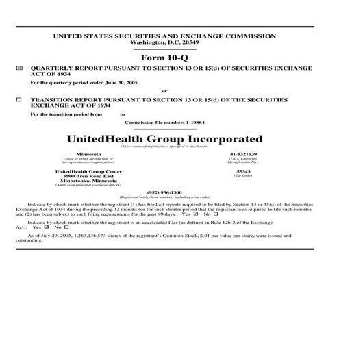 United Health Group [PDF Document] Form 10-Q | PDF