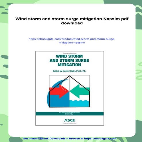 Wind storm and storm surge mitigation Nassim | PDF