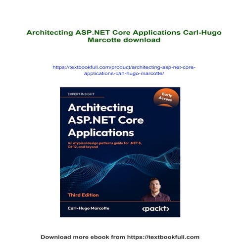 Architecting ASP.NET Core Applications Carl-Hugo Marcotte | PDF