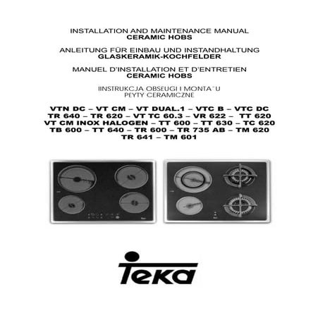 Encimera Teka TB 600 | PDF