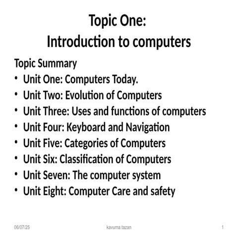101 Computers Today thanks for the good work | PPT