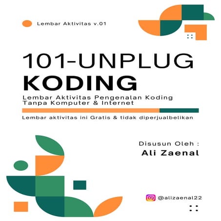 101 lembar aktivitas coding UNTUK TINGKAT SD | PDF