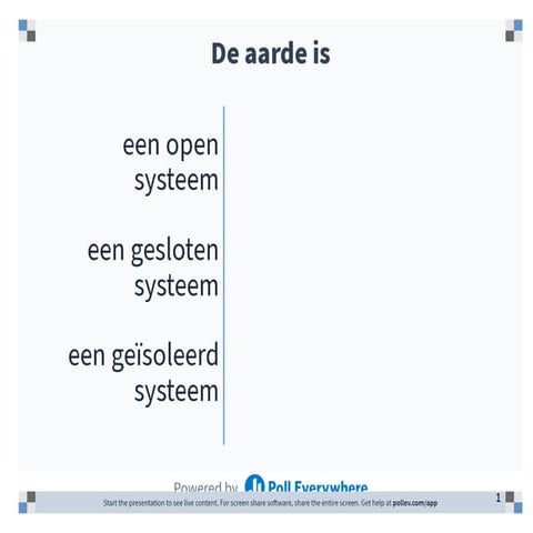 eerste hoofdwet | PPT