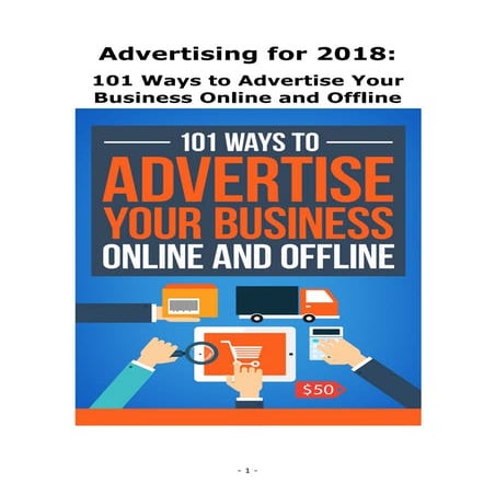 101 ways to_advertise_your_business_online_and_offline | PDF
