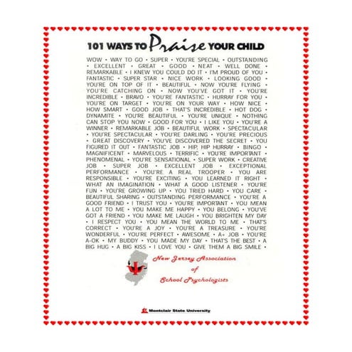 101 ways to praise a child | PDF