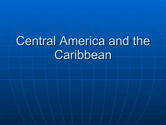 Central america geography | PPT | South America Travel | Travel Locations