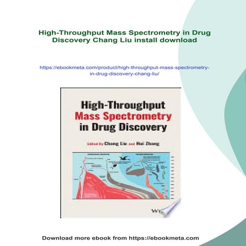 High-Throughput Mass Spectrometry in Drug Discovery Chang Liu | PDF