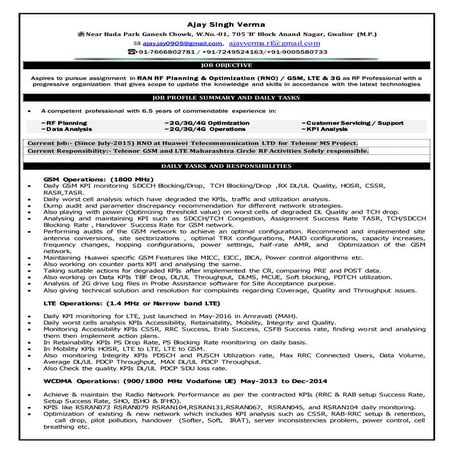 AJAY VERMA Resume(RNO) | PDF