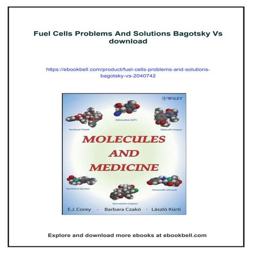 Fuel Cells Problems And Solutions Bagotsky Vs | PDF