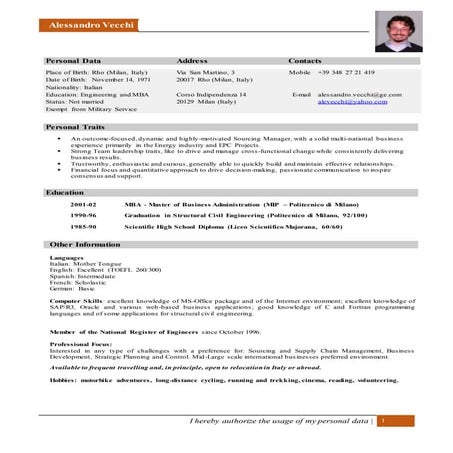 CV Alessandro Vecchi Eng1 REV8 | DOCX
