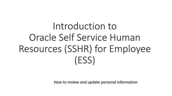 Introduction to zoho people | PPTX