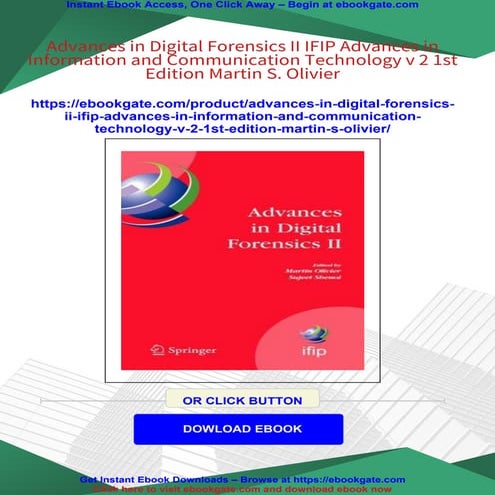 Advances in Digital Forensics II IFIP Advances in Information and Communication Technology v 2 ...
